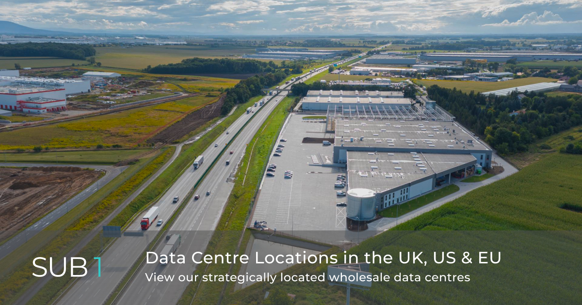 Available Data Centre Locations in the UK, US & EU | SUB1